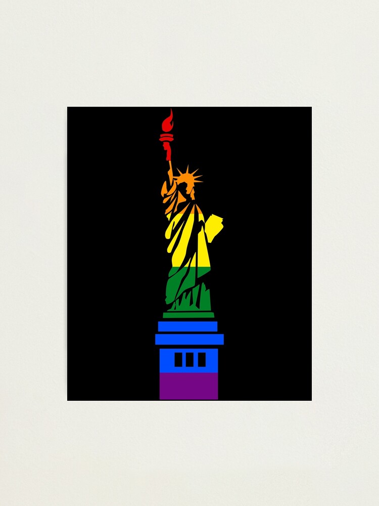 "LGBT Statue Of Liberty Pride Rainbow Liberty For Everybody ...