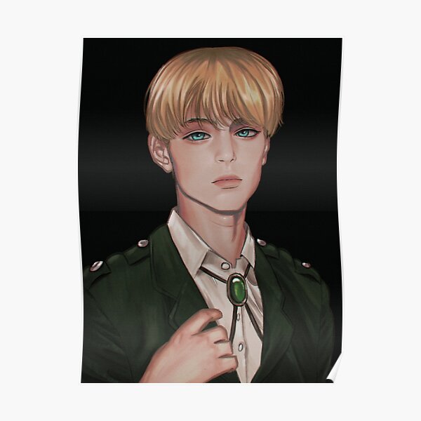 "Armin Arlert Portrait" Poster by zuyuancesartoo | Redbubble