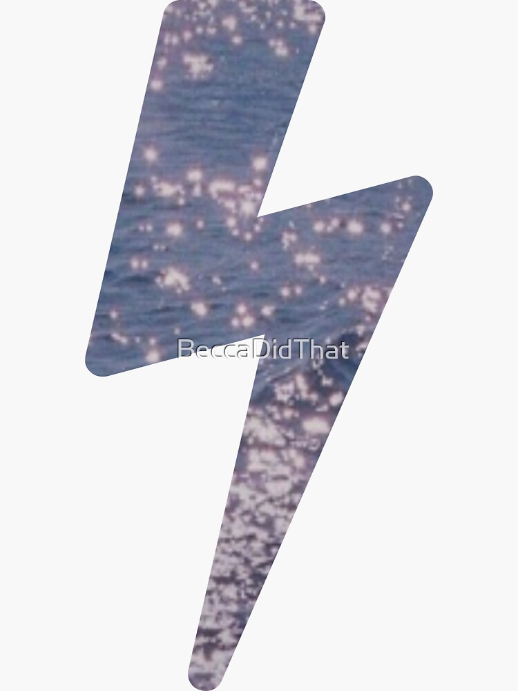 "Aesthetic Lightning bolt" Sticker for Sale by BeccaDidThat | Redbubble