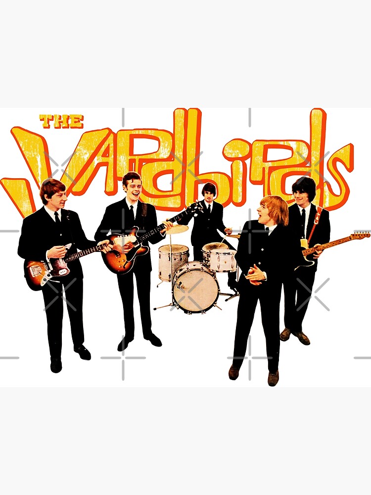 "the yardbirds english rock band distressed retro vintage tshirt design ...