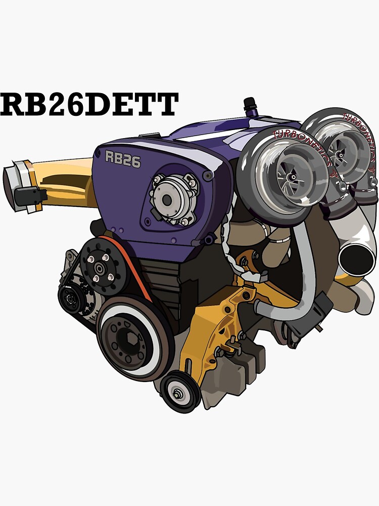 "Nissan Gtr RB26" Sticker by Stylisticx | Redbubble