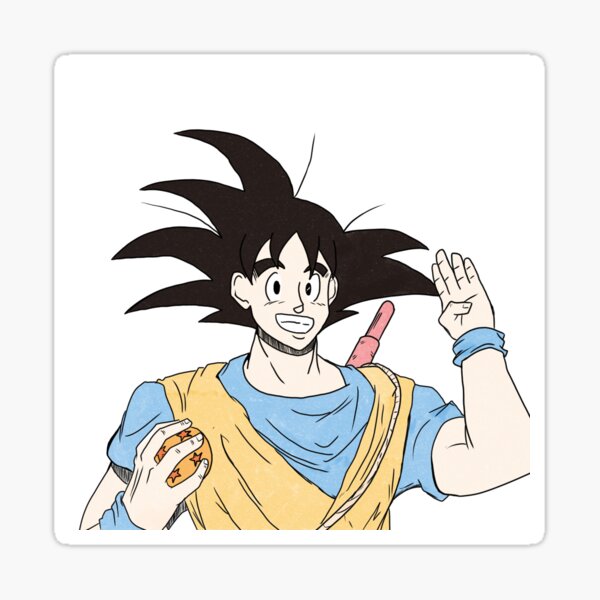 "Son Goku" Sticker for Sale by Eragorn2435 | Redbubble
