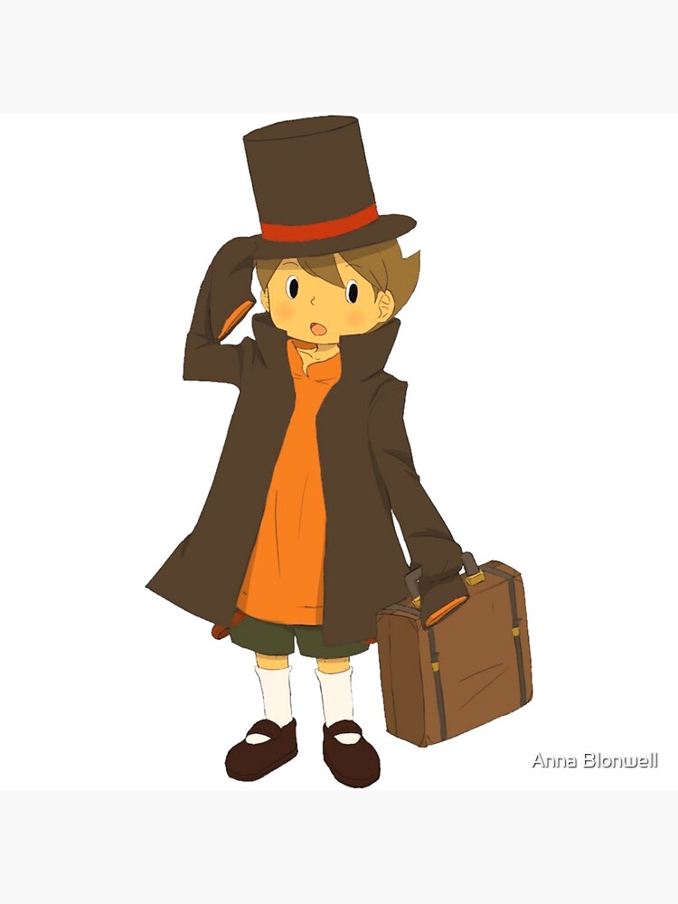 "Cute Luke as Professor Layton " Poster for Sale by ShindouArt | Redbubble
