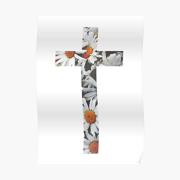 "Christian Cross" Poster by WordsFromHeaven | Redbubble