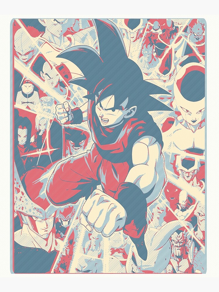 "Son Goku Super Saiyan Poster Dragon Ball Poster Goku Hop Poster ...