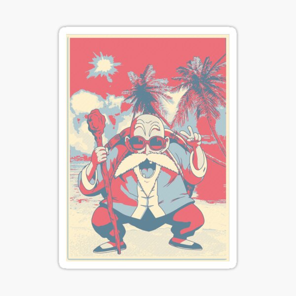 "Master Roshi Hop Poster Dragon Ball Poster Master Roshi Funny Poster ...
