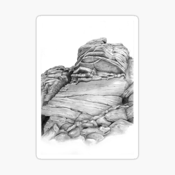 "Flying Buttress climbing route Stanage Edge in the Peak District ...