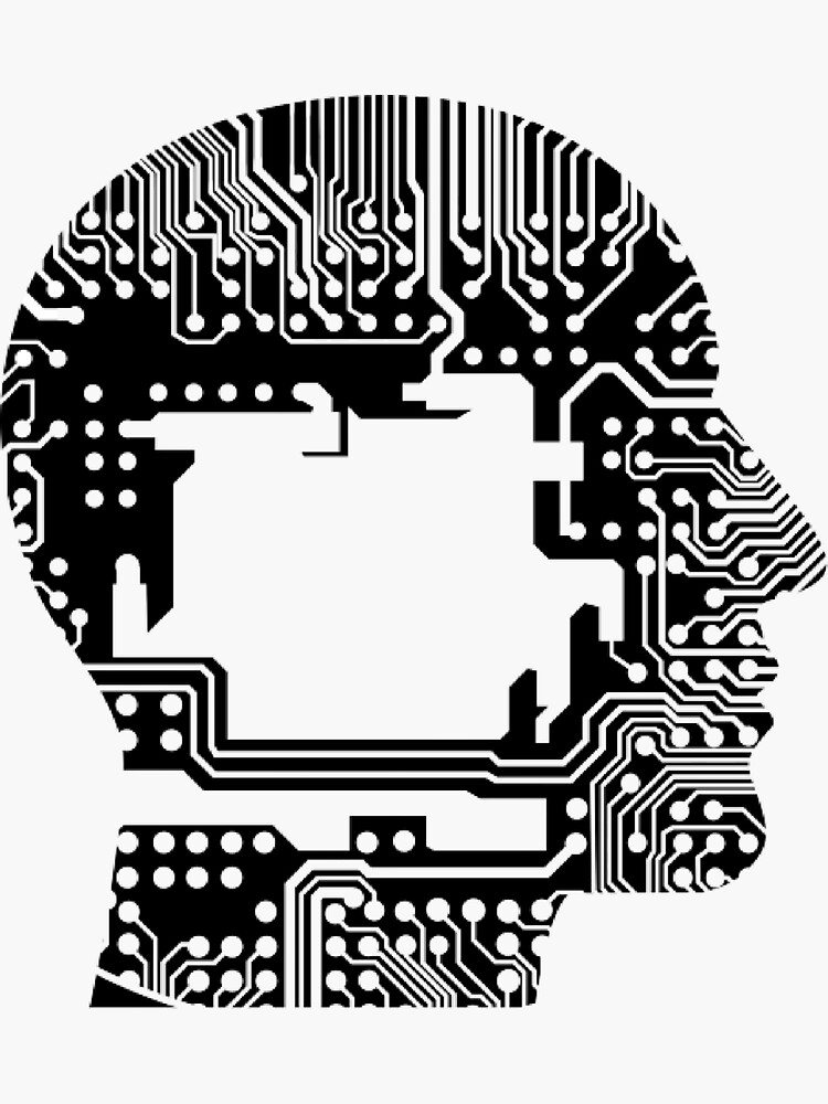 "Programmer's Brain " Sticker for Sale by Sarmad-Shah | Redbubble