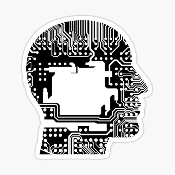"Programmer's Brain " Sticker for Sale by Sarmad-Shah | Redbubble