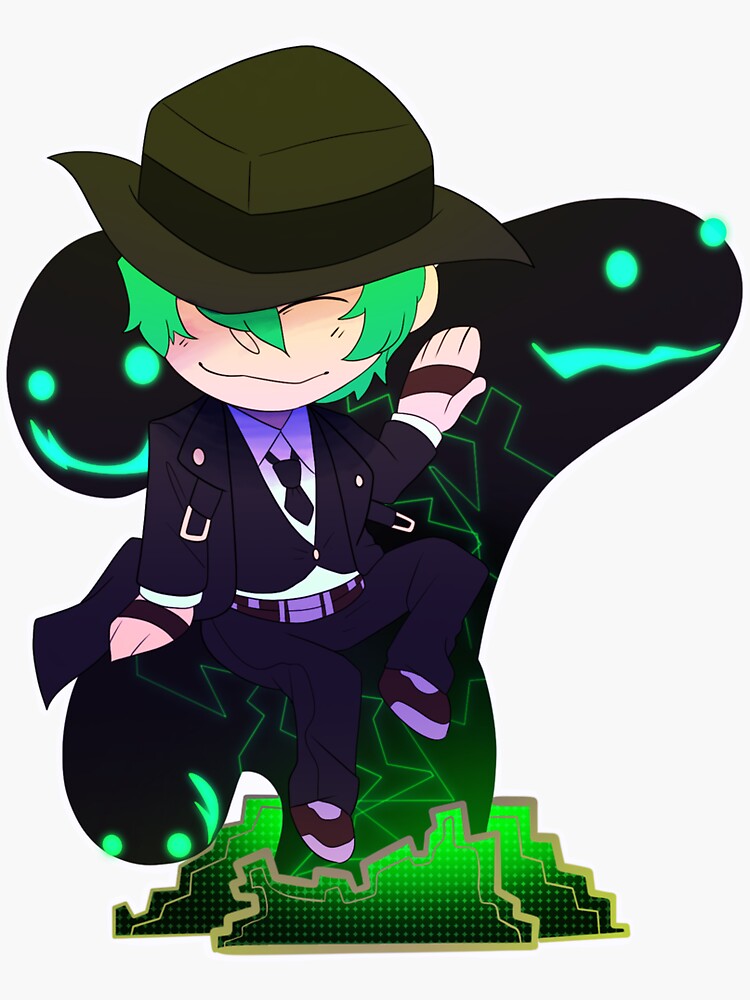 "Ouroboros! (Chibi Hazama)" Sticker by Dr-Smash | Redbubble