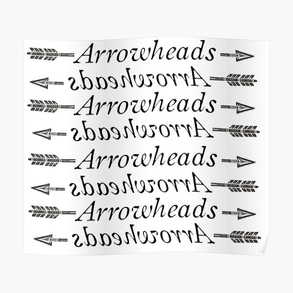 "Arrowheads" Poster for Sale by VaultSurplus | Redbubble