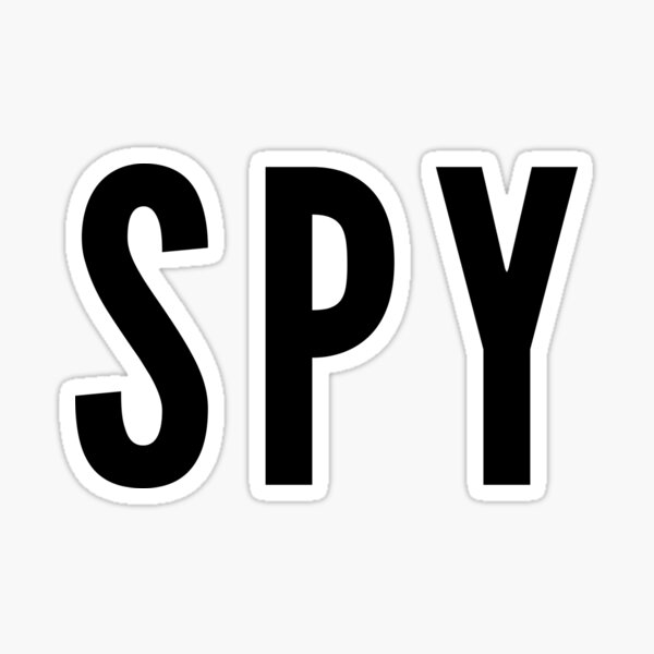 "Spy" Sticker for Sale by armytshirts | Redbubble