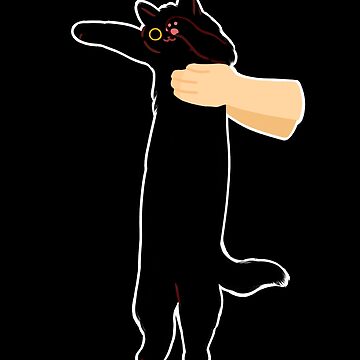 "long long cat" Sticker for Sale by lucianavee | Redbubble