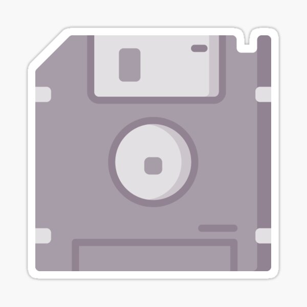 "Floppy disk" Sticker for Sale by Illustrate99 | Redbubble