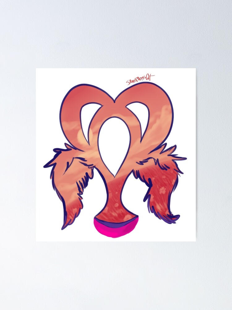 "Kingdom Hearts - Dreamy Spirit Symbol" Poster for Sale by SleeplessCat ...