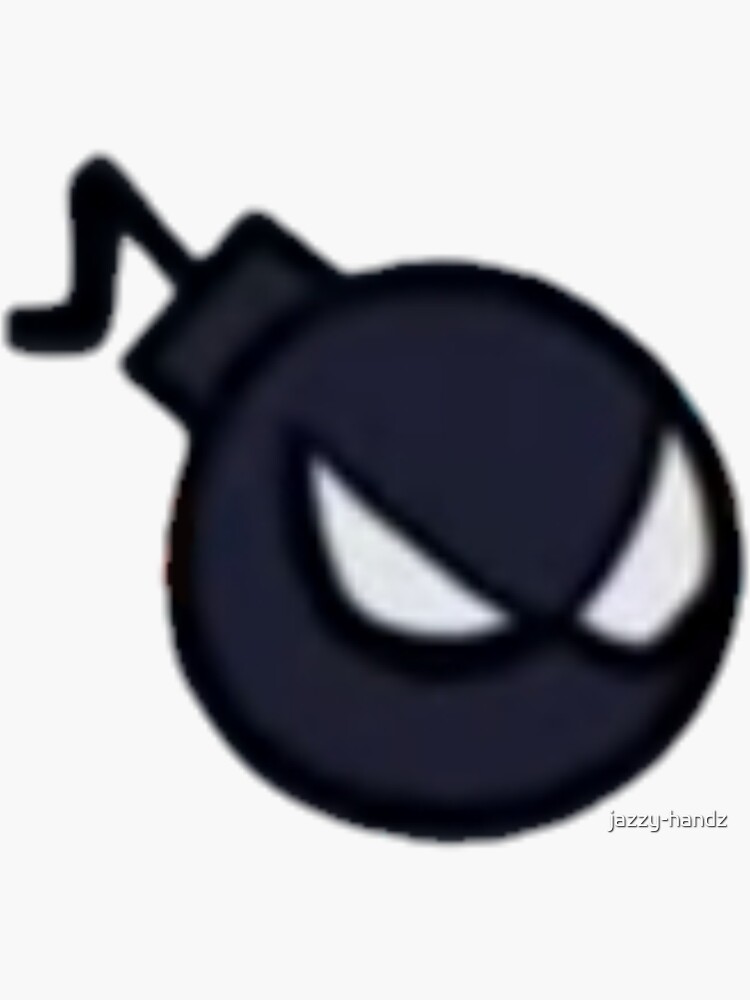 Pegatina «Bomba blanca FNF (solicitud)» de jazzy-handz | Redbubble