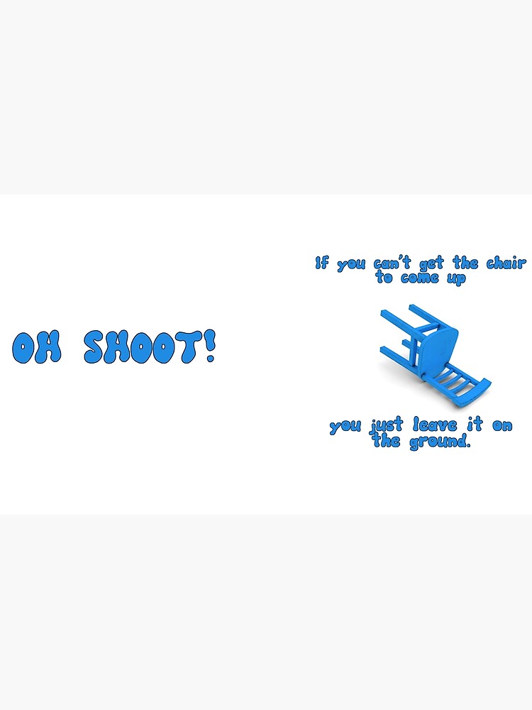 "Alantutorial - der blaue Stuhl" Kaffeebecher von aceman11100 | Redbubble