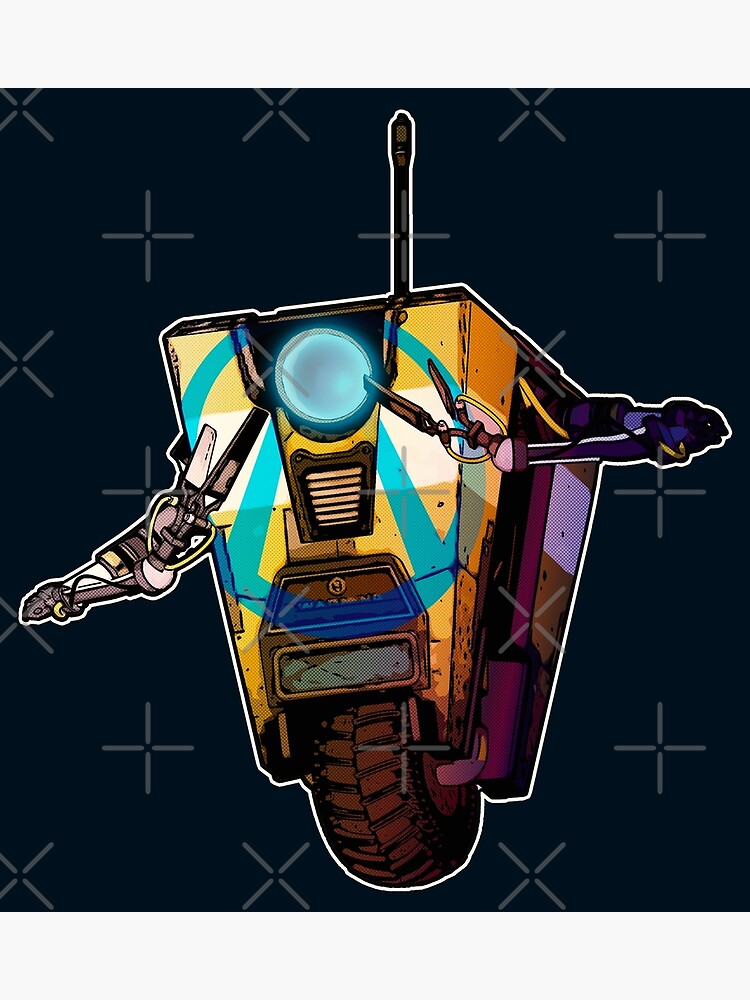 Lámina fotográfica «Borderlands Claptrap Psycho Pose / Signo de la paz ...