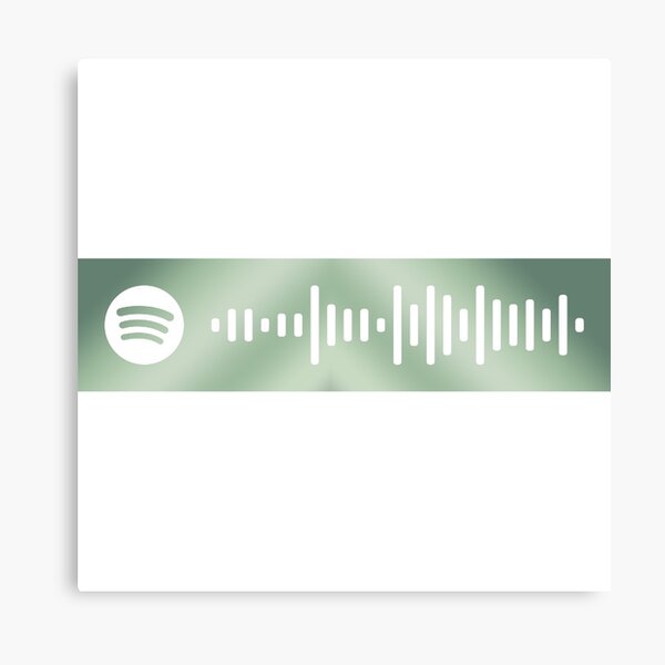Aesthetic Spotify Code Canvas Prints | Redbubble