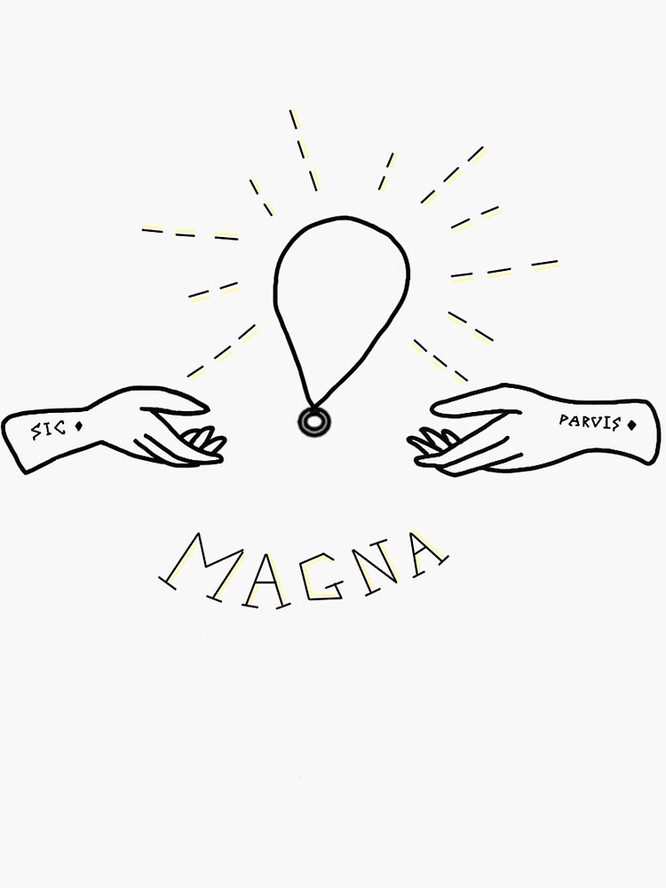 "magna" Sticker for Sale by beautygaming | Redbubble