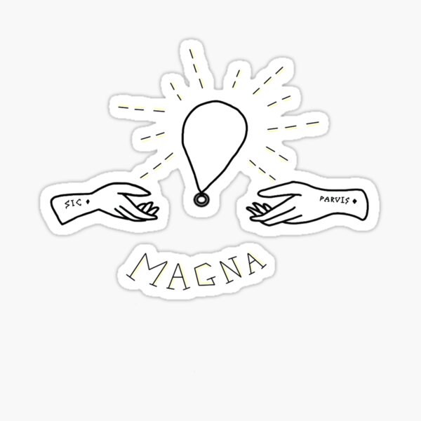 "magna" Sticker for Sale by beautygaming | Redbubble