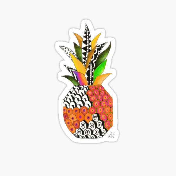 "Hybrid Ananas" Sticker for Sale by Thefinest4U | Redbubble