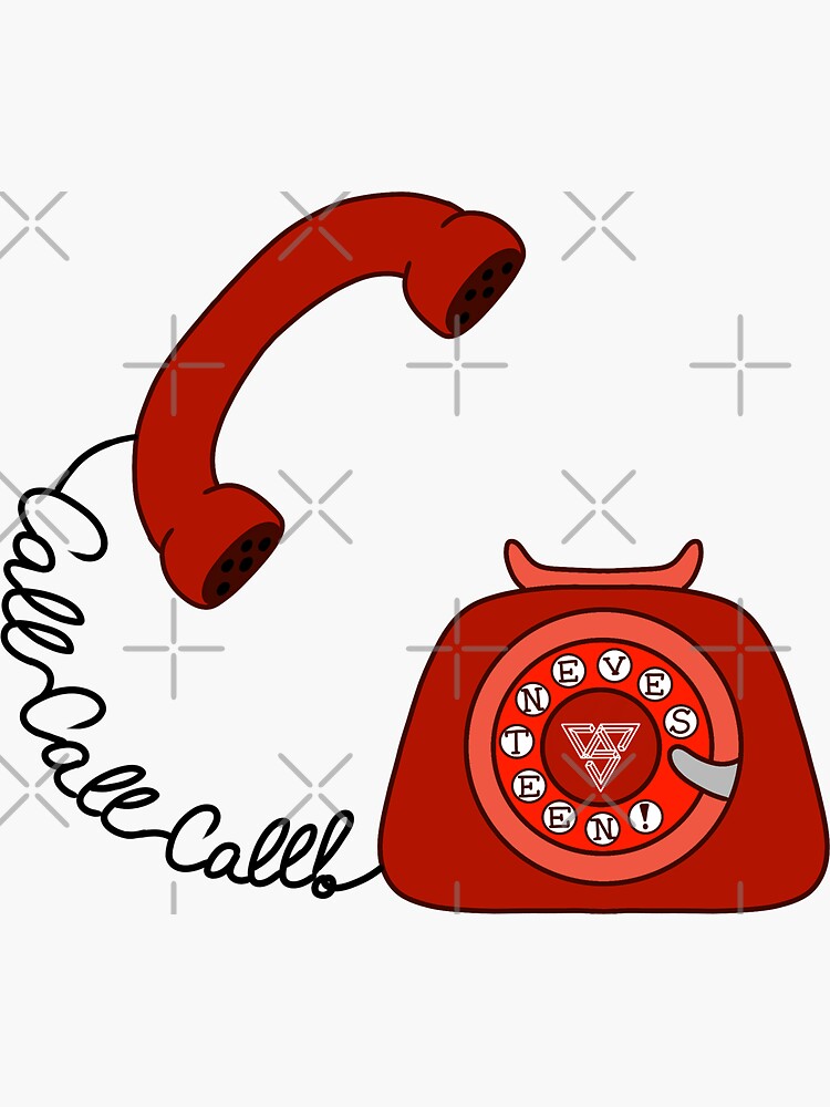 Pegatina «CALL CALL CALL CALL de Seventeen!» de jacquiechoo | Redbubble