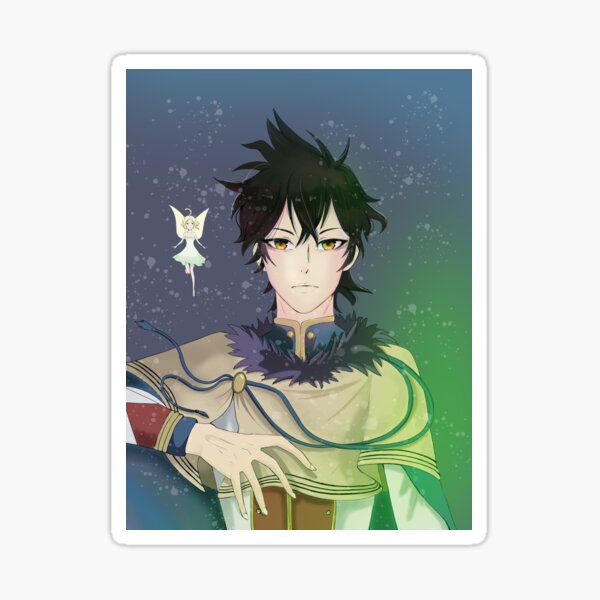 "Yuno fan art from Black Clover " Sticker for Sale by Persephone3luna ...
