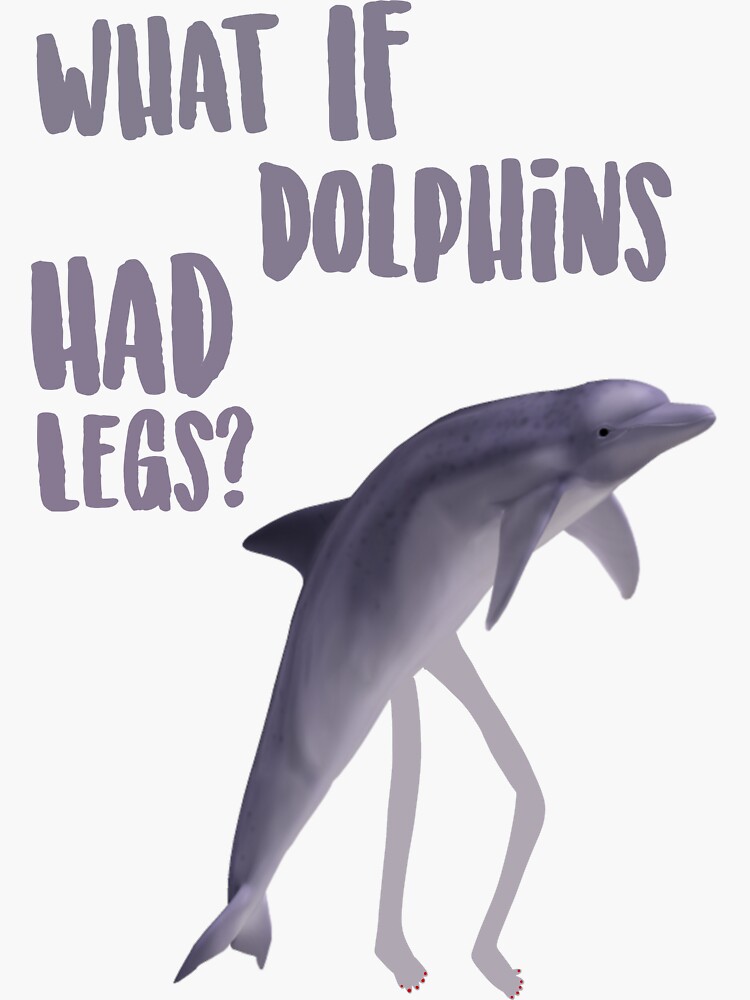"Dolphin toes" Sticker for Sale by gothwaffle | Redbubble