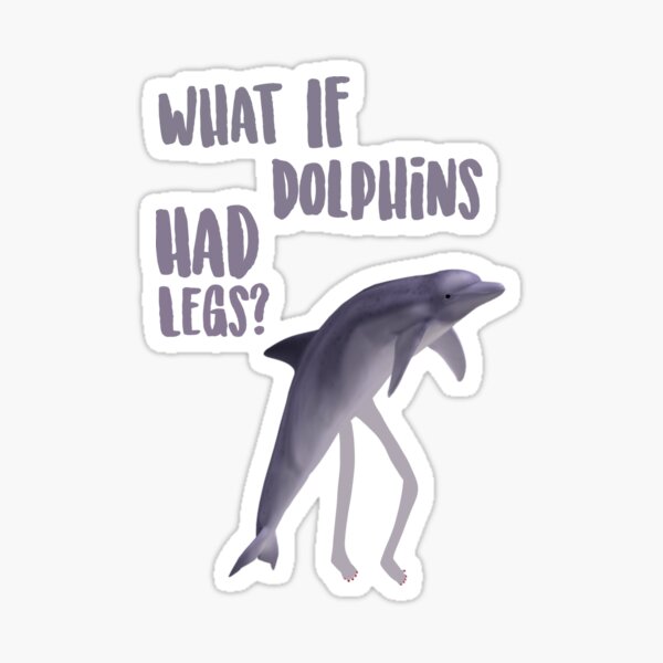 "Dolphin toes" Sticker for Sale by gothwaffle | Redbubble