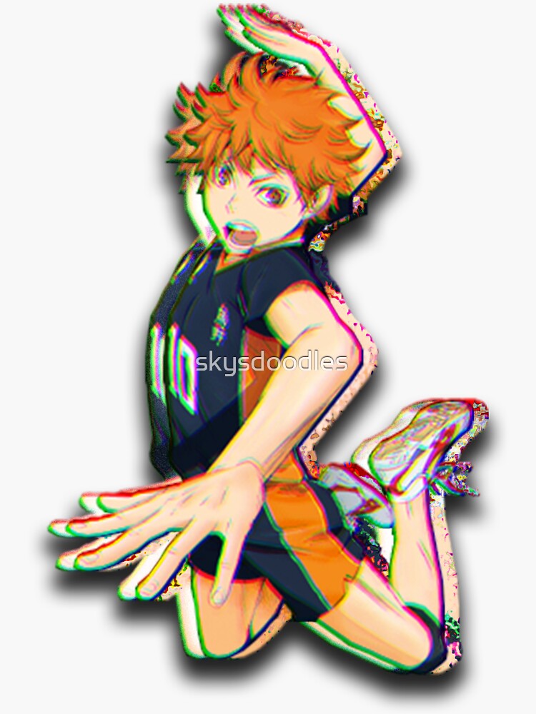 "Hinata Shoyo" Sticker by skysdoodles | Redbubble