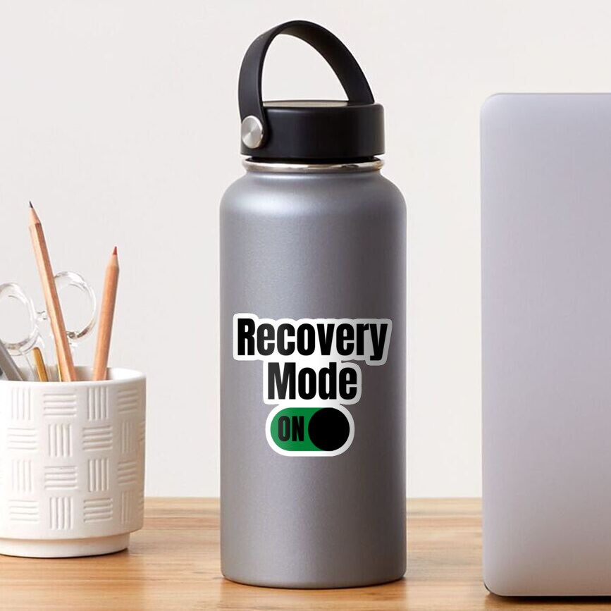 "Recovery Mode On, get well soon" Sticker for Sale by BlackAble | Redbubble