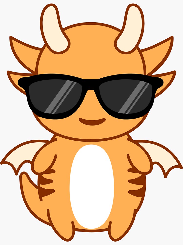 "Swag Dragon" Sticker for Sale by CyberSp | Redbubble