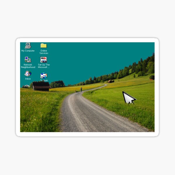 "Windows 98" Sticker for Sale by vanobras | Redbubble