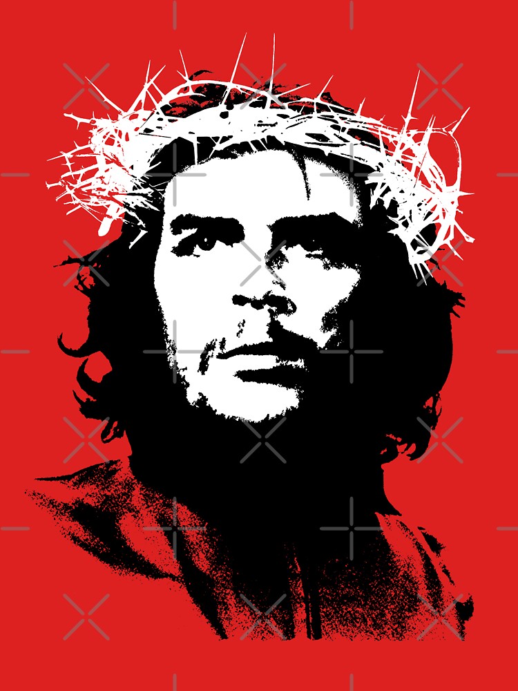 "Che Guevara wearing a crown of thorns" T-shirt for Sale by ...
