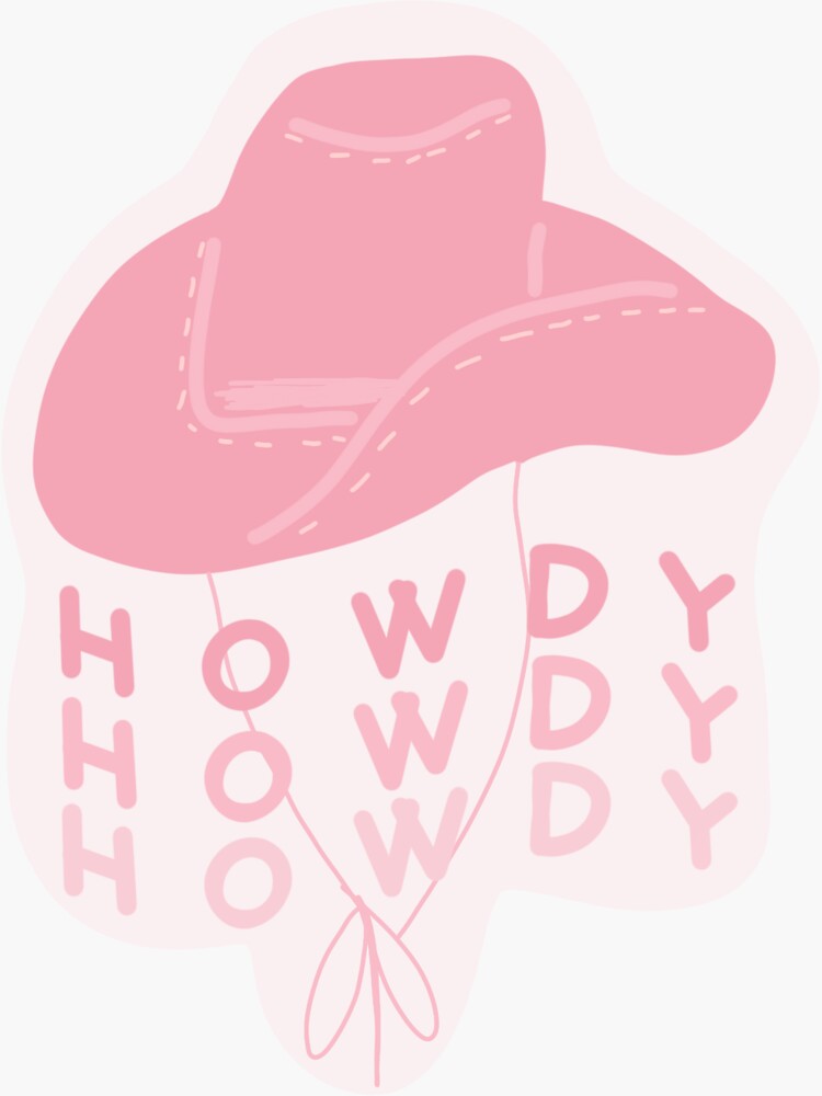 "Howdy Preppy Stickers" Sticker for Sale by LilaGraceE | Redbubble