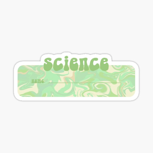 "Science name tag" Sticker for Sale by gutozschaber | Redbubble