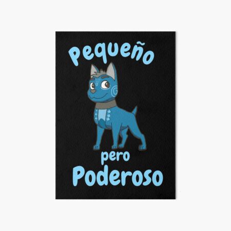 "Xico's Journey, Pequeño pero Poderoso, Digital Cartoon Dog " Art Board ...