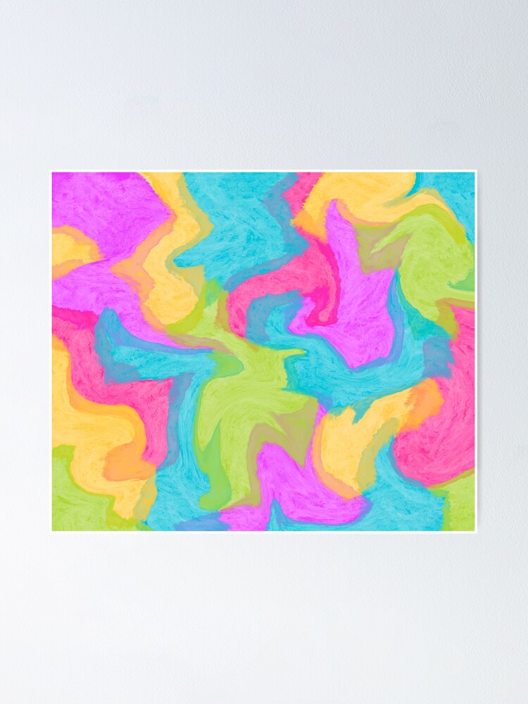 "Bright abstract art" Poster for Sale by MLD112 | Redbubble