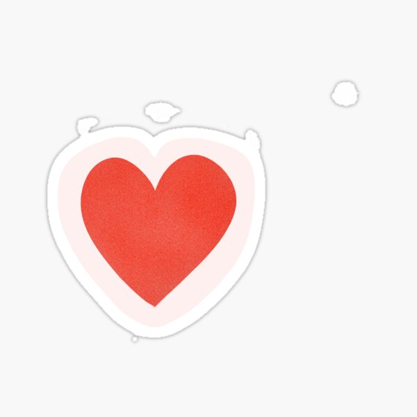 "Heart" Sticker for Sale by staystickie | Redbubble