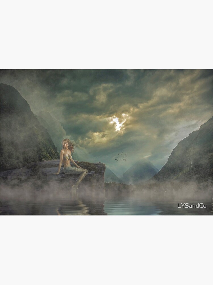 "Surreal Mermaid Siren Landscape Water, Surreal Fantasy Women Sky ...