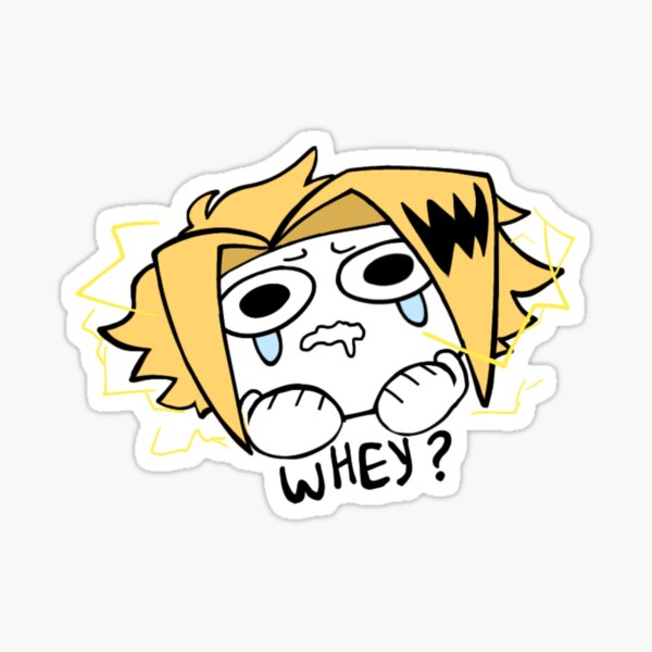 "WhEy?" Sticker for Sale by Jaytaku | Redbubble