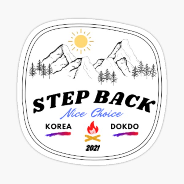"STEP BACK" Sticker for Sale by ruggershop | Redbubble