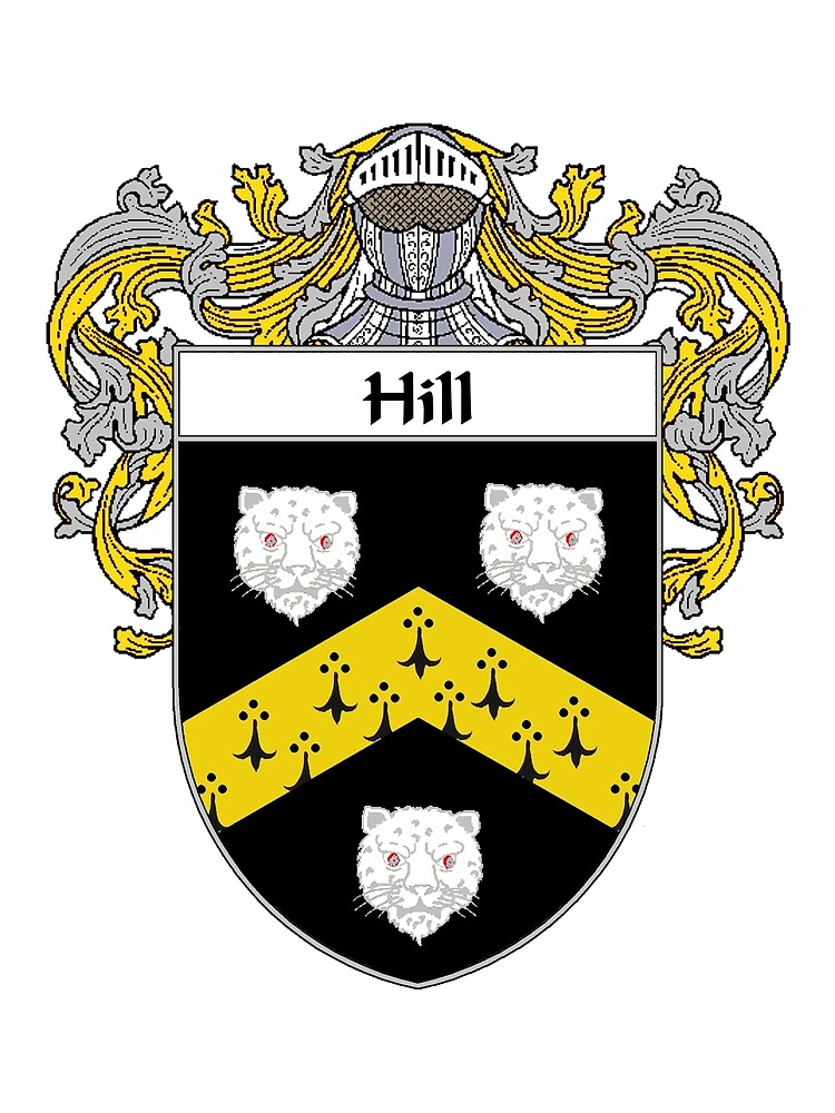 "Hill Coat of Arms/Family Crest" by William Martin | Redbubble