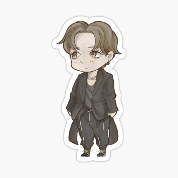 "BTS J-Hope chibi -ON- sticker" Sticker by renrensden | Redbubble