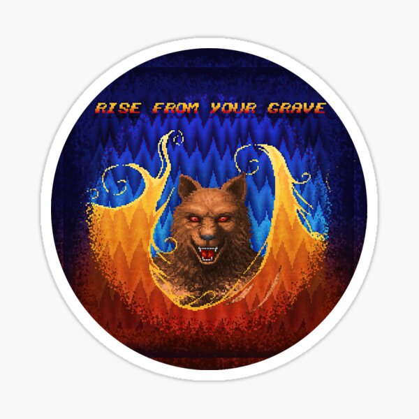 "Altered Beast" Sticker for Sale by ComfortablyC | Redbubble