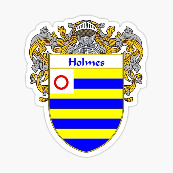 "Holmes Coat of Arms/Family Crest" Sticker for Sale by IrishArms ...