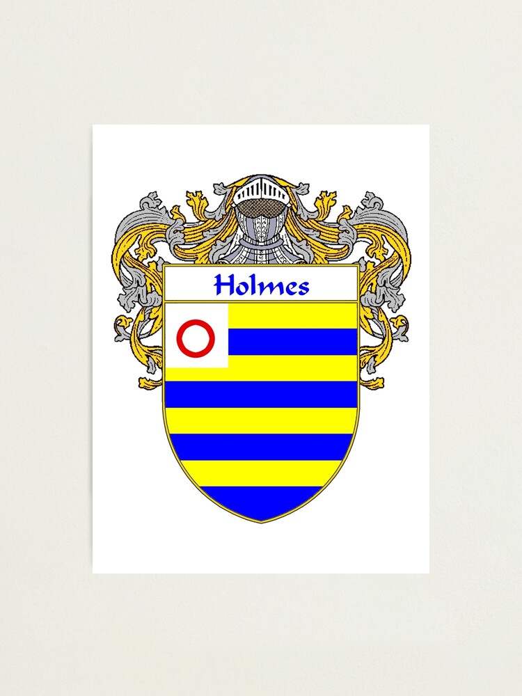 Lámina fotográfica «Escudo de armas / Familia de Holmes» de IrishArms ...