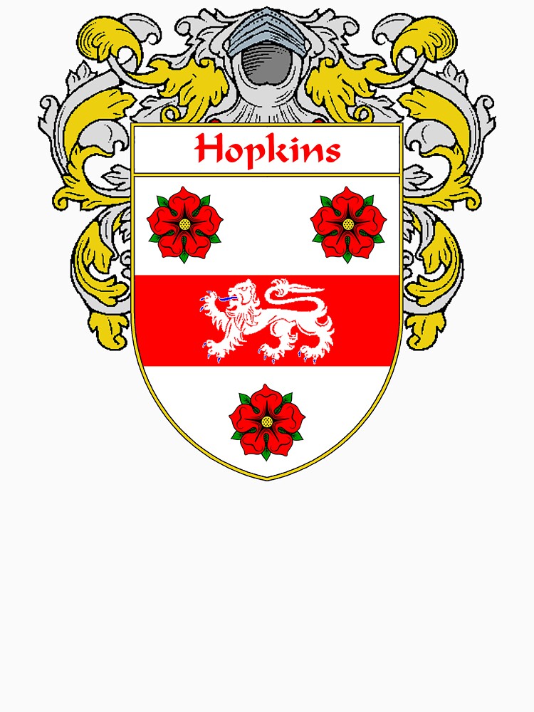 "Hopkins Coat of Arms/Family Crest" T-shirt by IrishArms | Redbubble