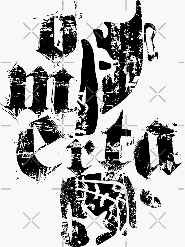 "Old School Gentleman Stay Silent - Code of silence Omerta" Sticker for Sale by elhefe | Redbubble